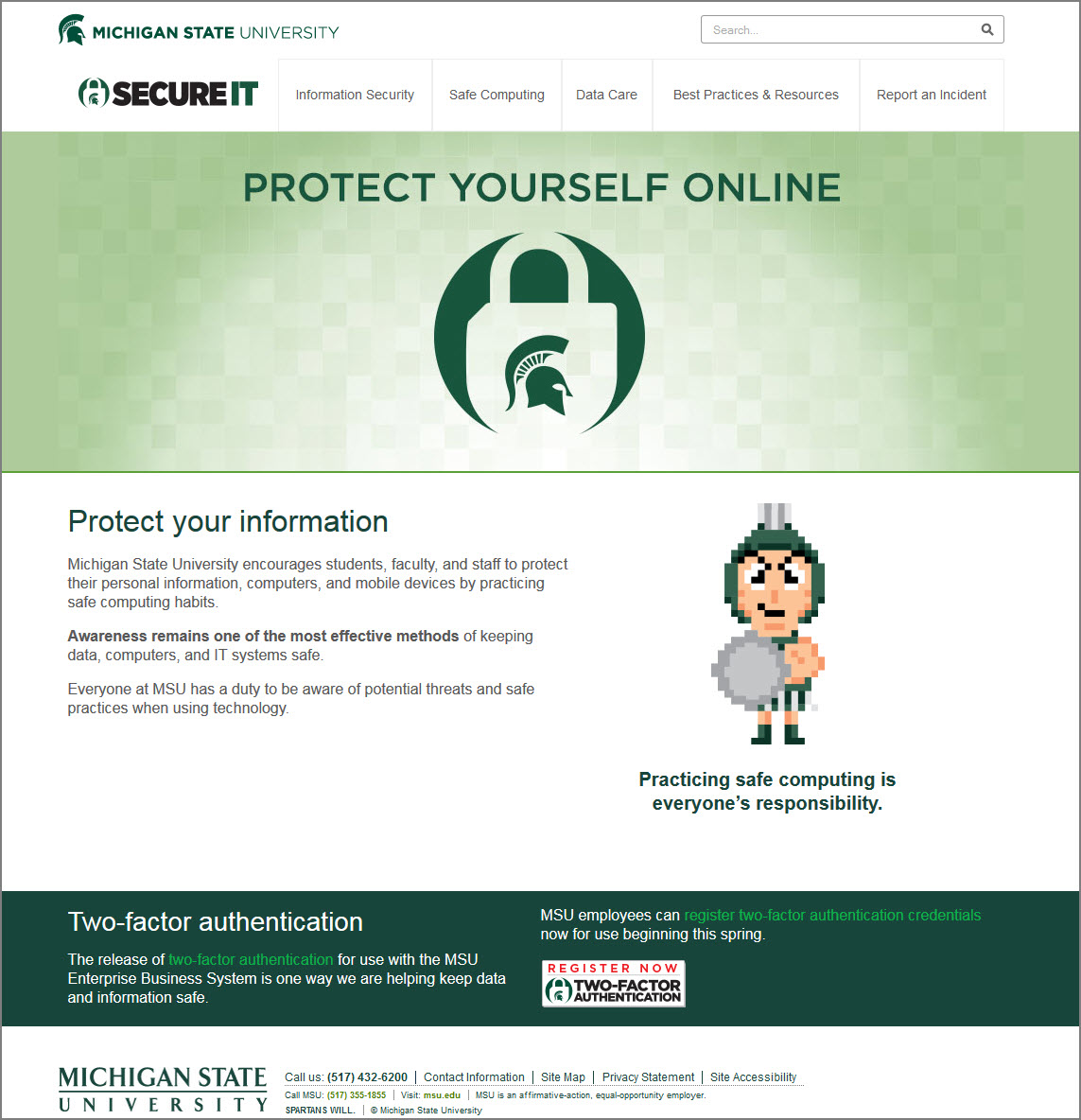 Technology at MSU - SecureIT site provides information security ...