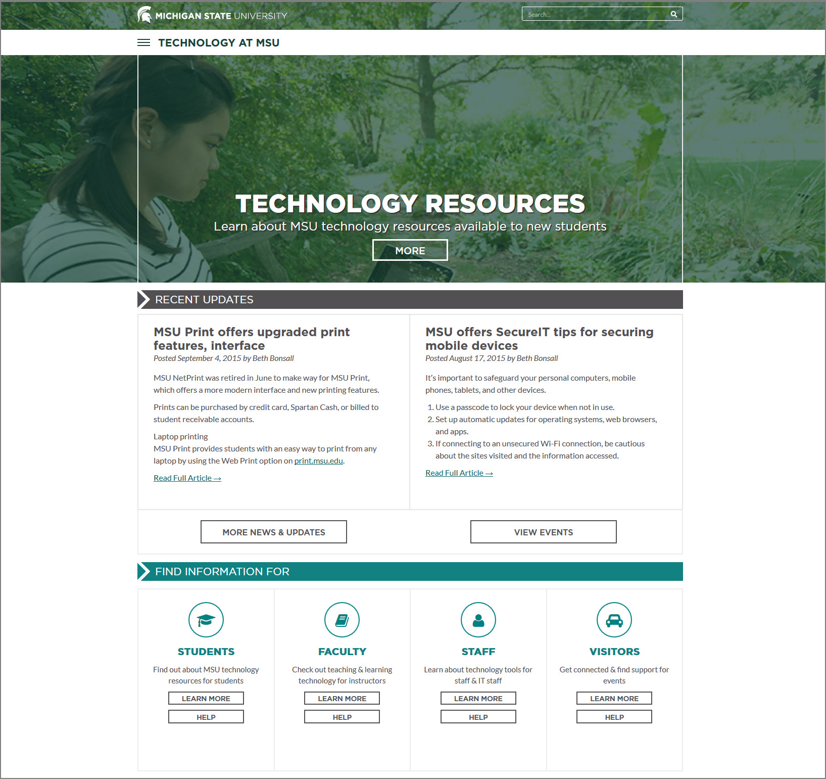 Technology at MSU - New tech.msu.edu site launches, adds more tech ...