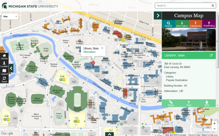 Technology at MSU - MSU-Campus-Map-Location | Michigan State University